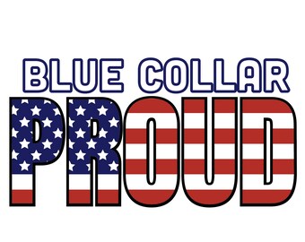 Proud Blue Collar - Etsy