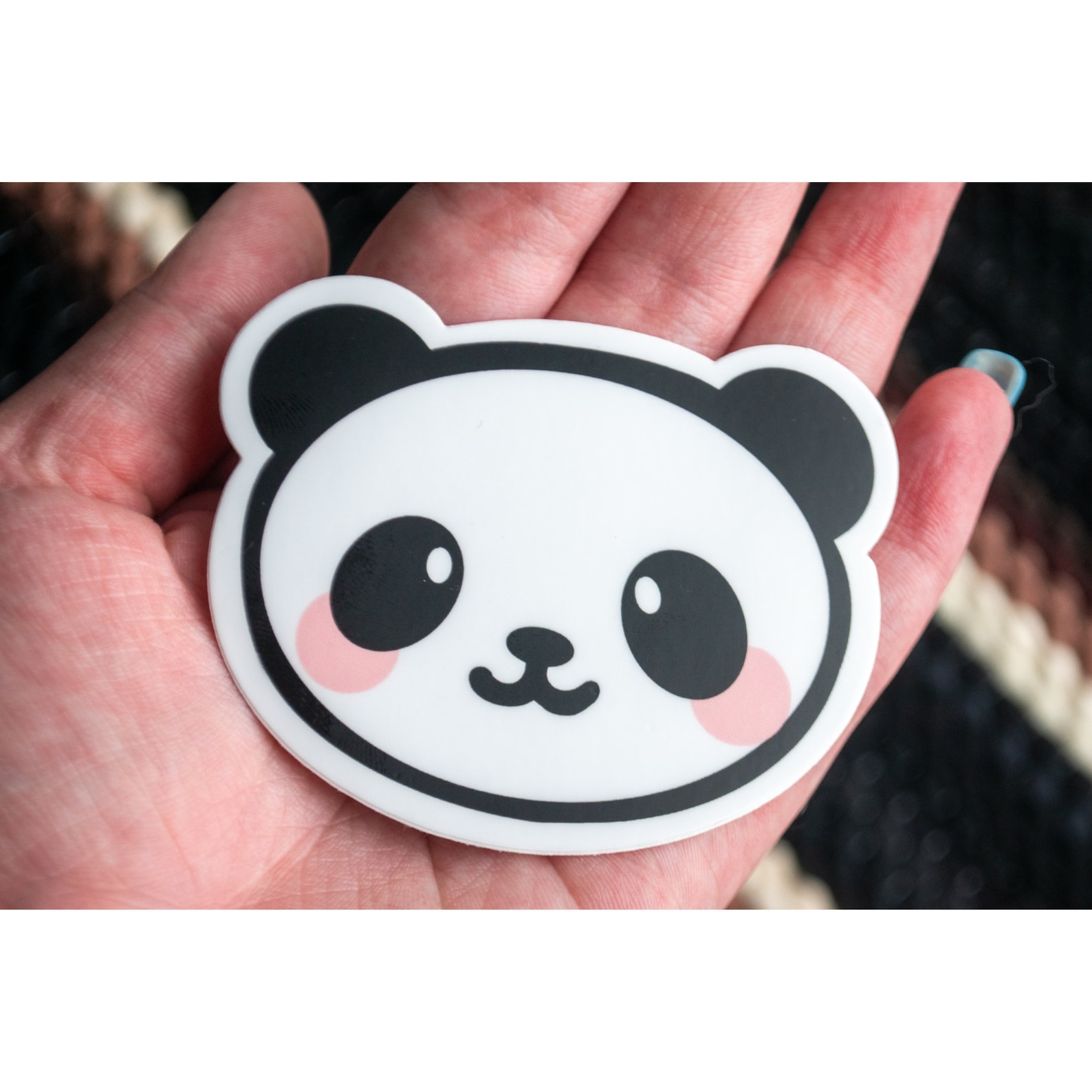 CUTE PANDA STICKER Kawaii Sticker Waterproof Decal - Etsy