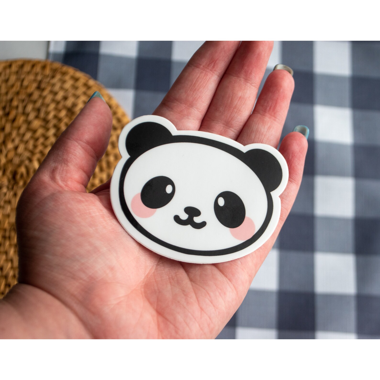 CUTE PANDA STICKER Kawaii Sticker Waterproof Decal - Etsy