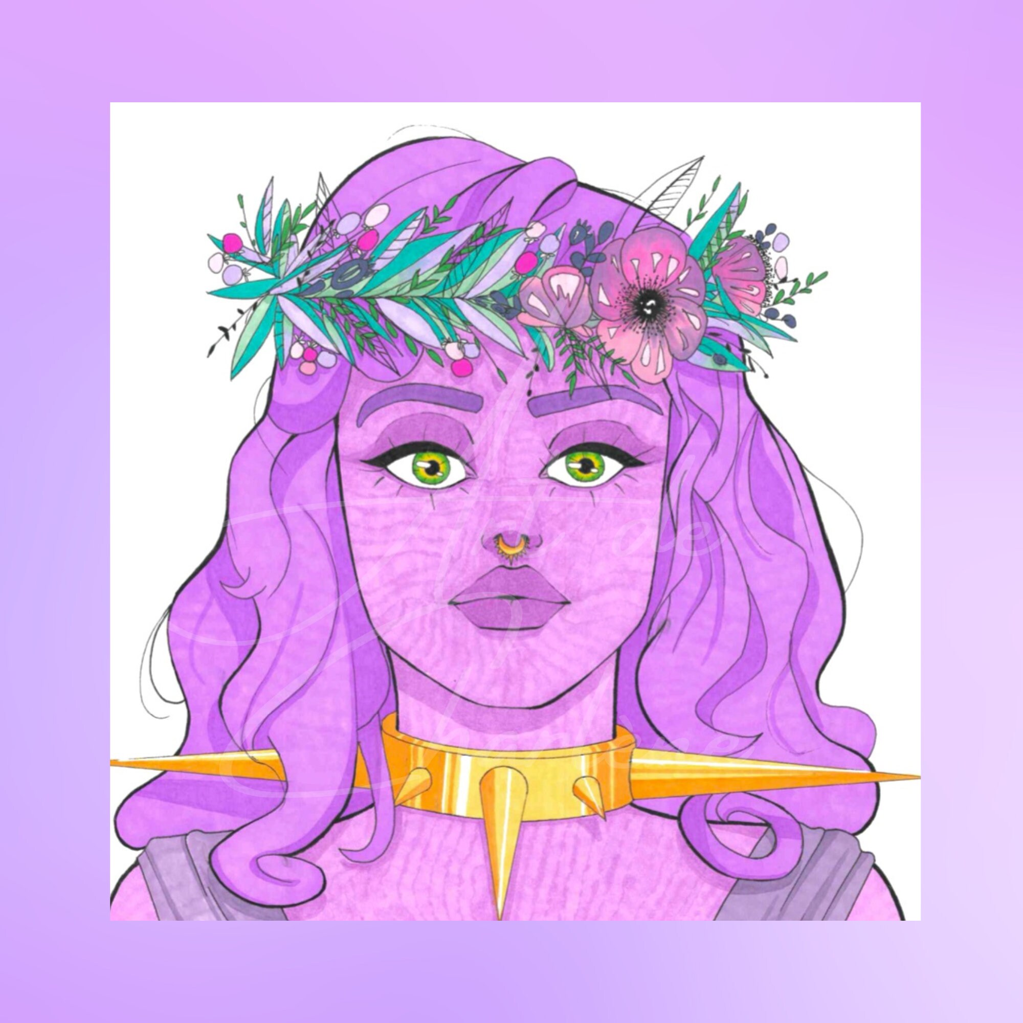 Drawing of a Character Print, Drawing, Poster, Print to Frame ...