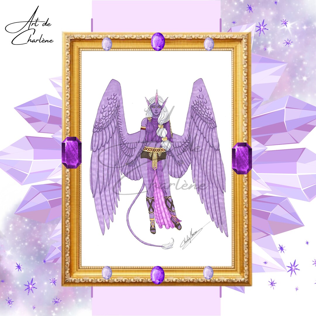 Drawing of a Character Print, Drawing, Poster, Print to Frame ...