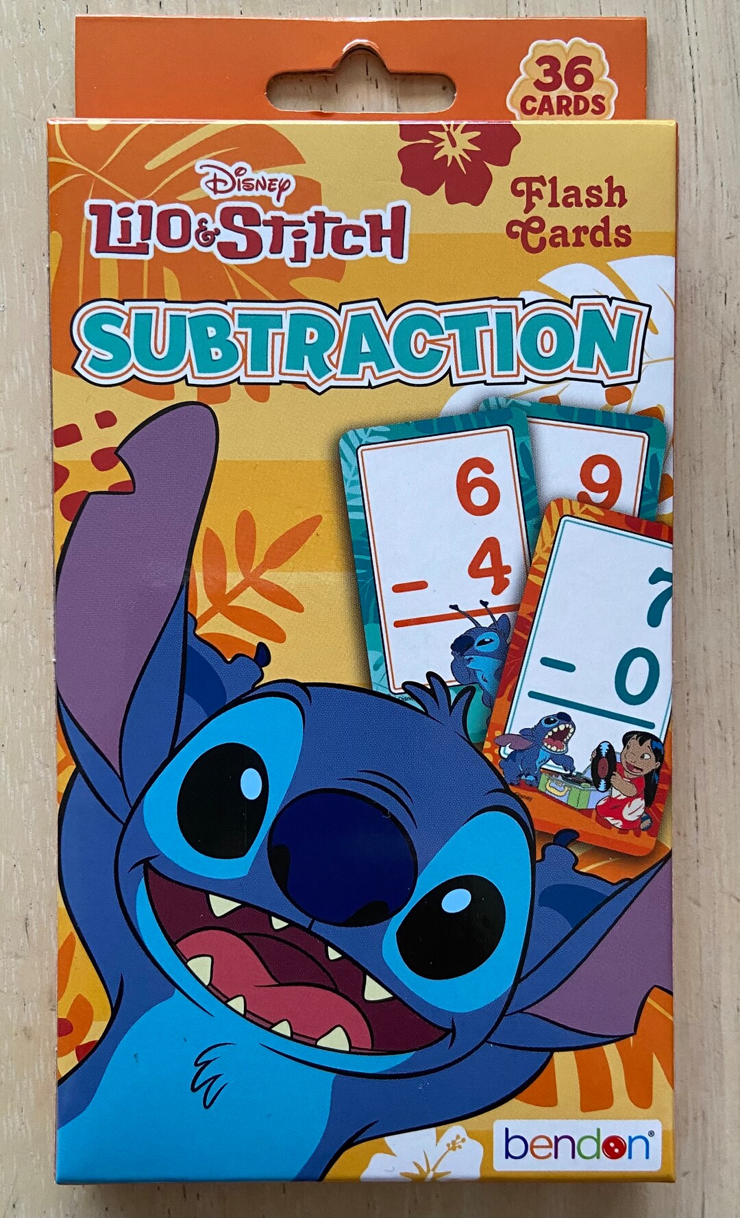 Lilo & Stitch Subtraction Flash Cards - Etsy