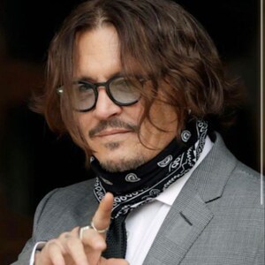 Johnny Depp Inspired Boho Scarf Black Printed Bali Paisley With Tassels ...