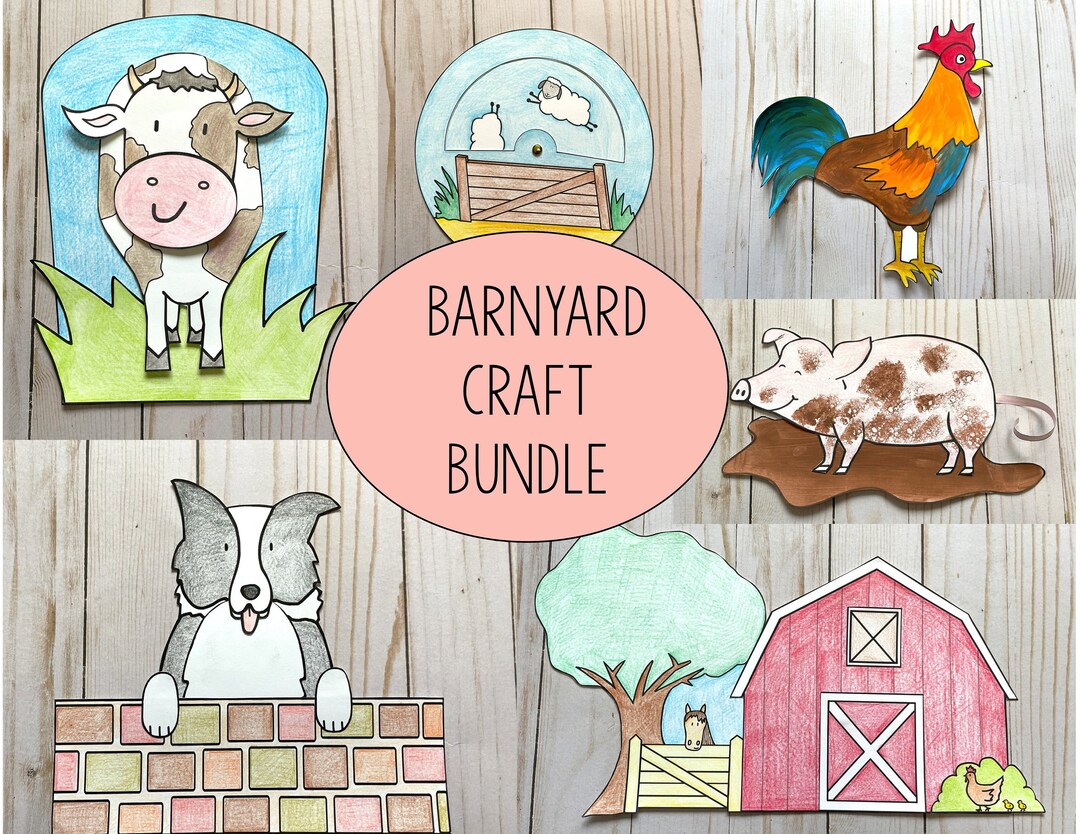 Barnyard Craft Bundle - Etsy