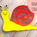 Snail Craft printable Craft Template / Printable Kids Craft - Etsy Canada