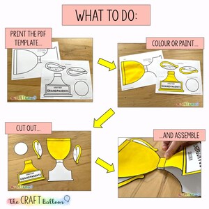 Grandparents' Day Card, Kids Coloring Card, World's Best Grandparents ...
