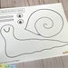Snail Craft printable Craft Template / Printable Kids Craft - Etsy Canada