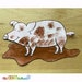 Pig in Mud Craft (printable Craft Template) / Printable Kids Craft ...