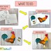 Rooster Craft printable Craft Template / Printable Kids - Etsy Canada