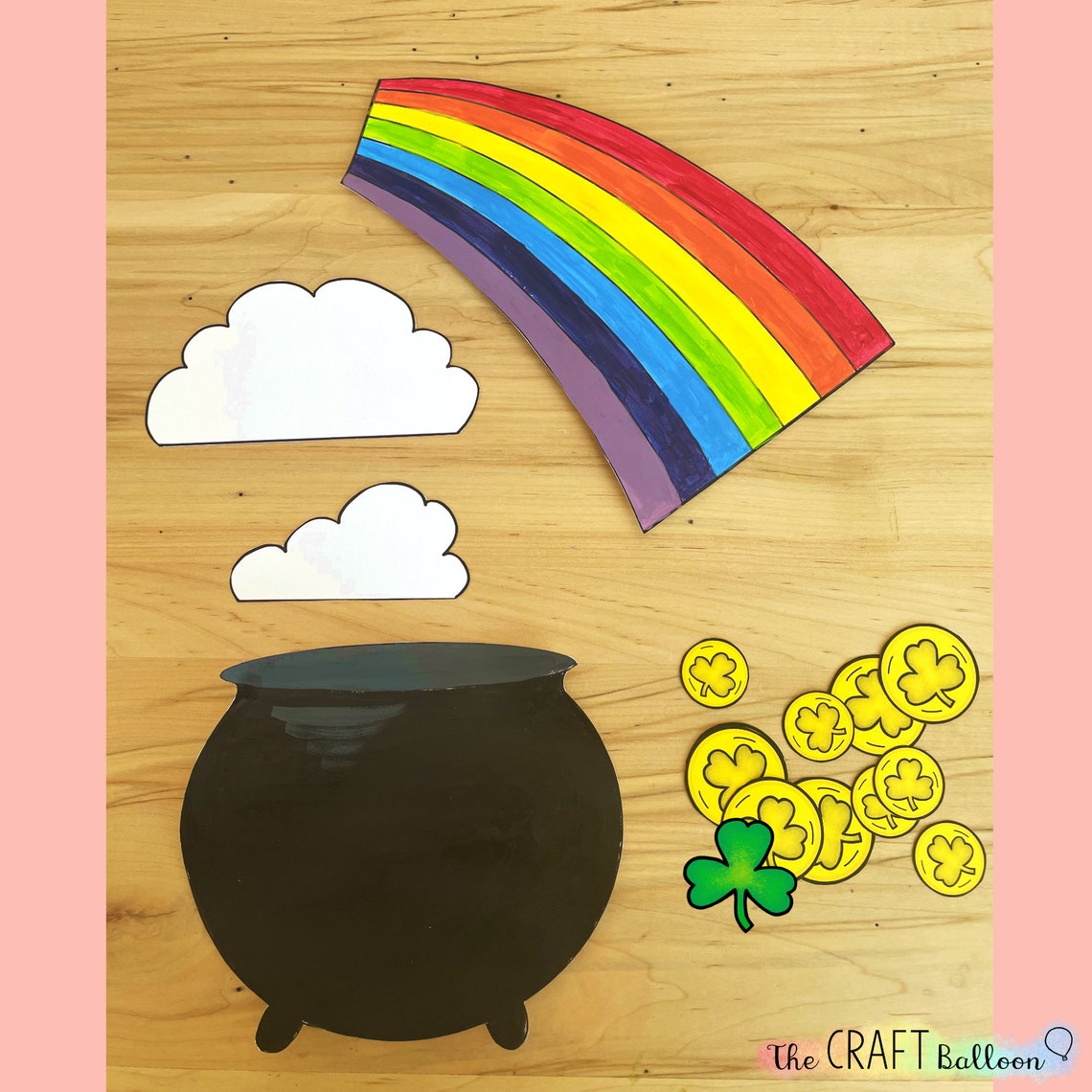 Pot of Gold (printable Craft Template) / St. Patrick's Day Craft for ...