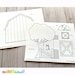 Build a Barnyard Craft (printable Template) / Printable Kids Craft ...
