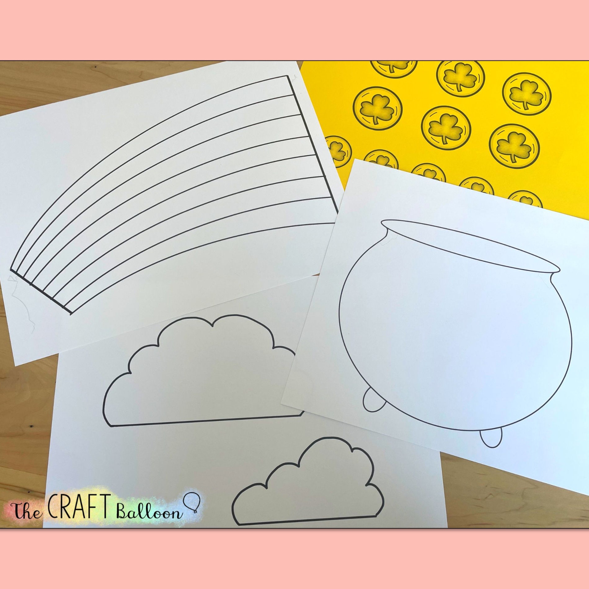 Pot of Gold (printable Craft Template) / St. Patrick's Day Craft for ...