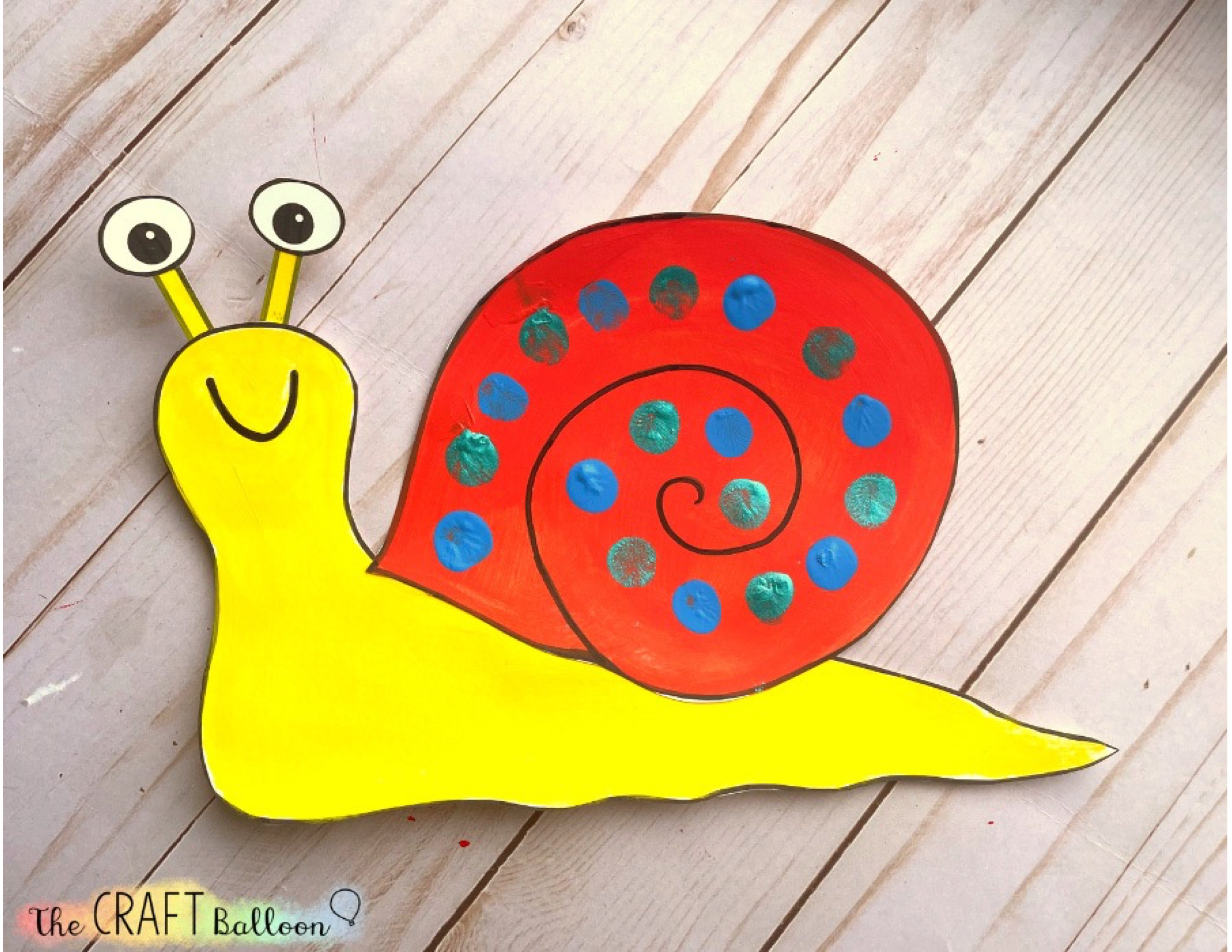 Snail Craft printable Craft Template / Printable Kids Craft - Etsy Canada