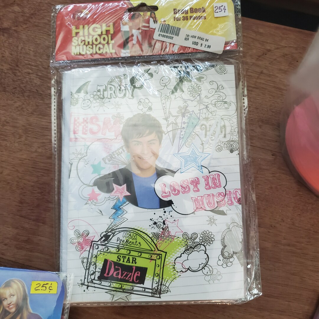 Disney's High School Musical Notebook, Y2k Core Deadstock - Etsy