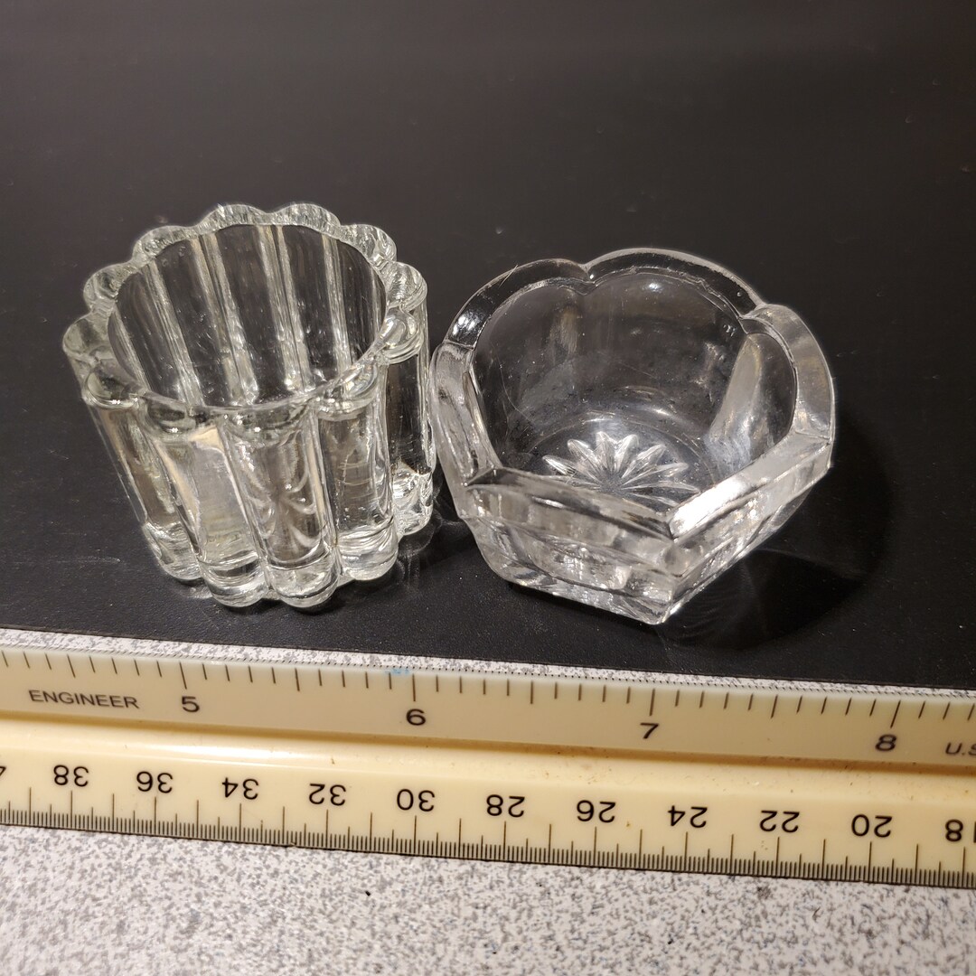 Set of 2 Random Salt Cellars, Small Open Face Both EUC Vintage - Etsy