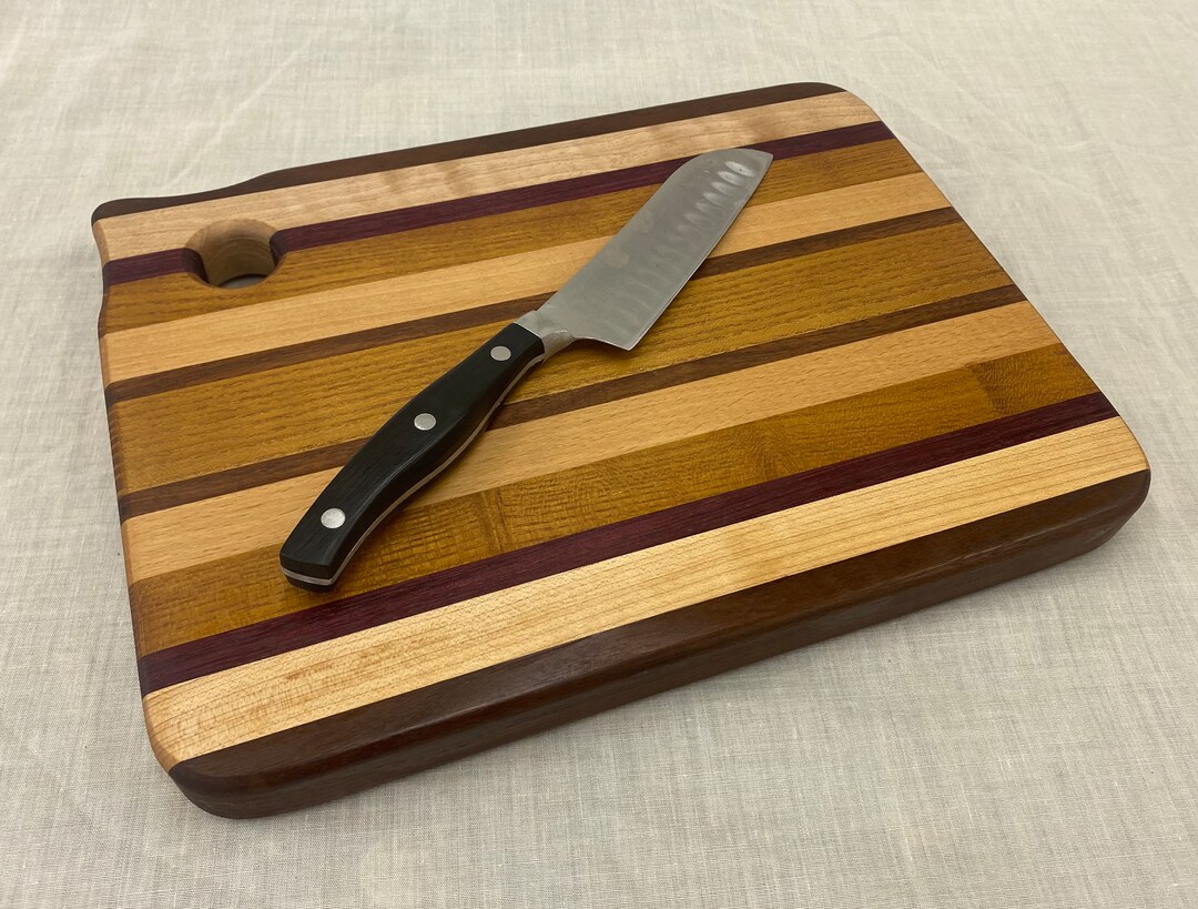 Solid Hardwood Horizontal Grain Cutting Board #66 - Etsy