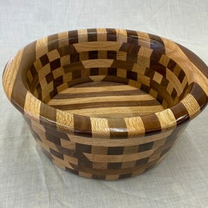 Solid Hardwood End Grain Bowl #2 - Etsy