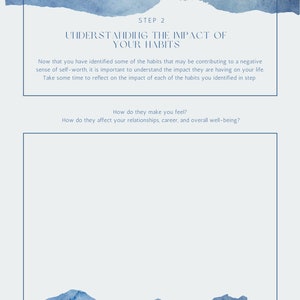 Self-worth Worksheet | Digital Worksheet | Personal Development | Self ...