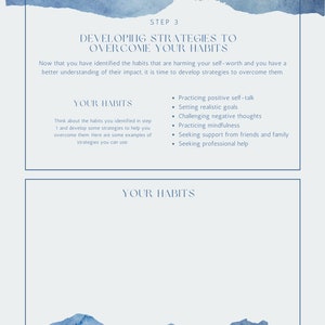 Self-worth Worksheet | Digital Worksheet | Personal Development | Self ...