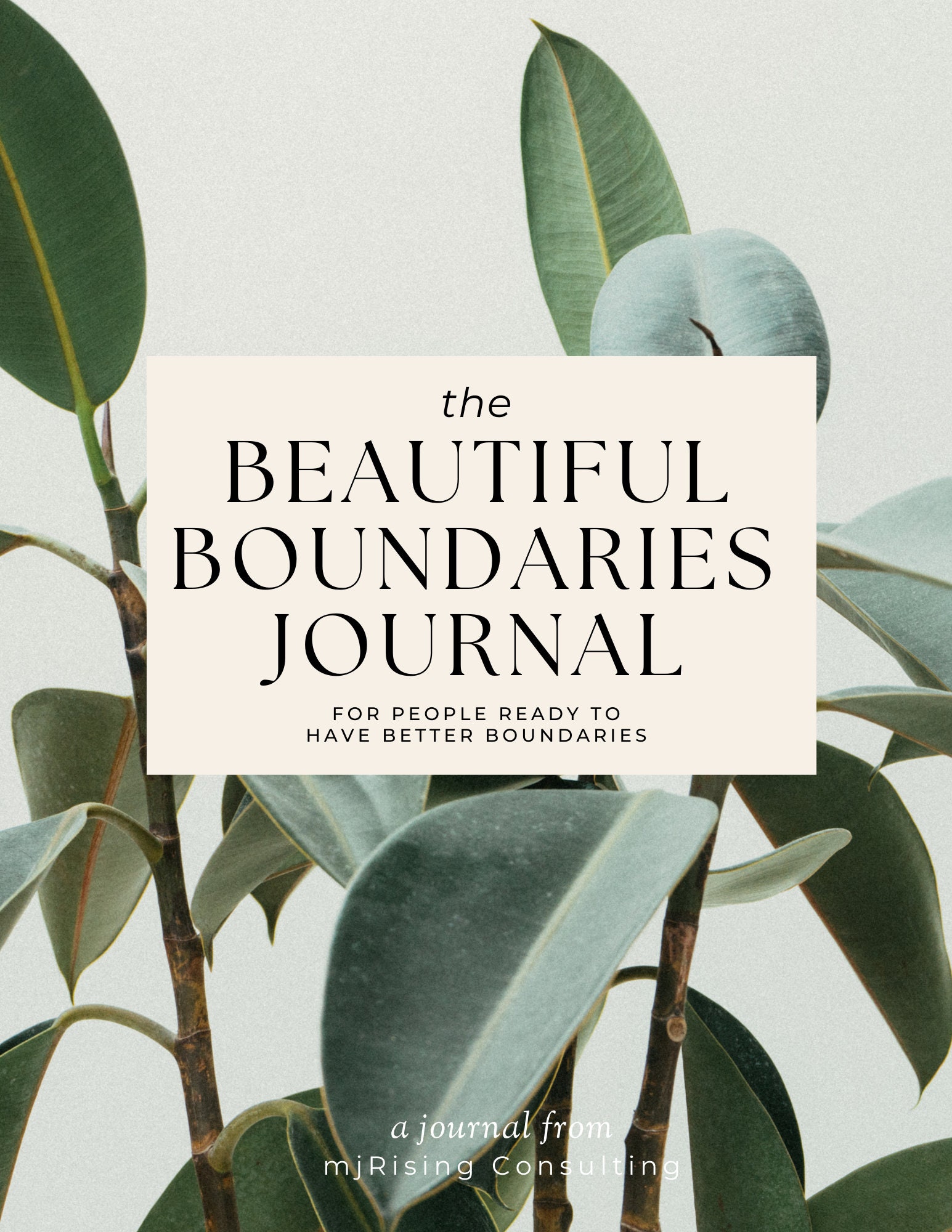 Boundaries Journal Printable | Personal Growth | Setting Healthy ...