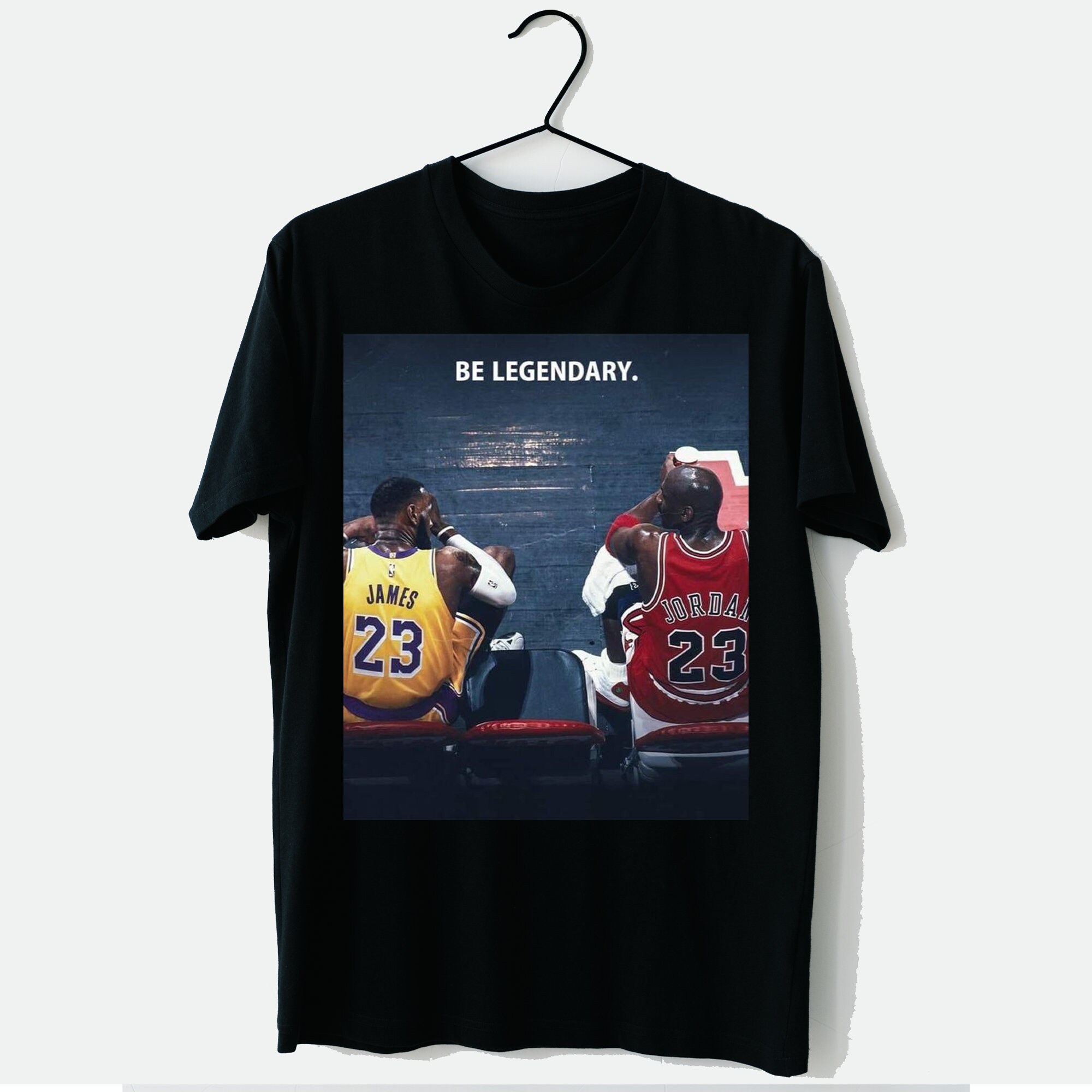 LeBron James Shirt, Michael Jordan Shirt, 23 Legends Shirt