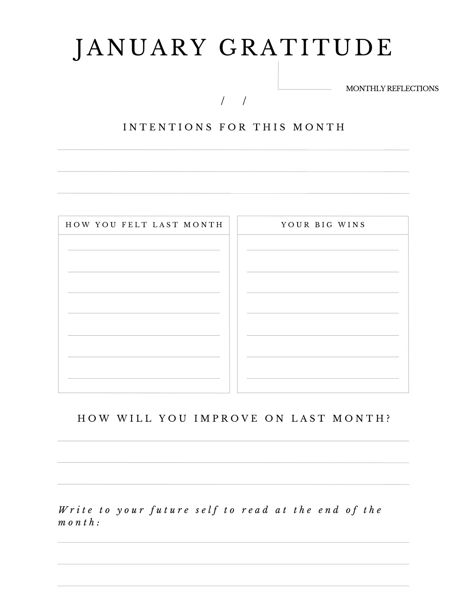 Gratitude Journal Planner With Gratitude Journal Prompts for Loving ...