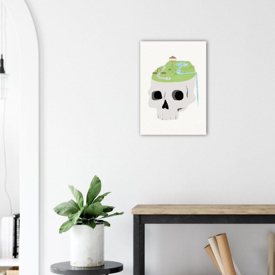 Peace of Mind Illustration Print // Museum-quality Matte Paper Poster ...