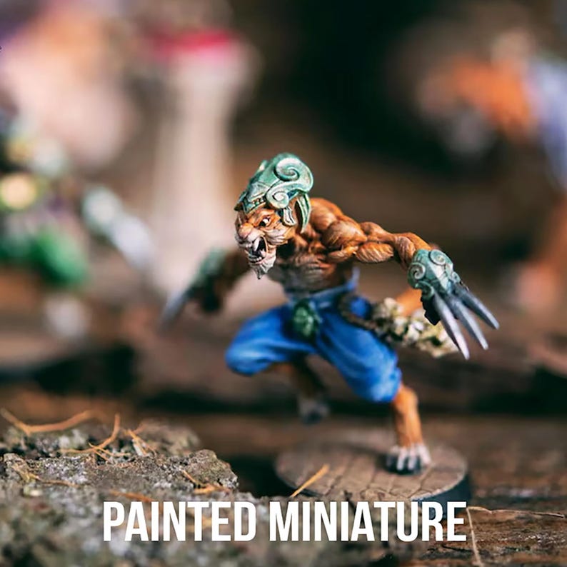 Barbarian Dwarf Miniature: Dungeons and Dragons Mini RPG Tabletop Dnd ...