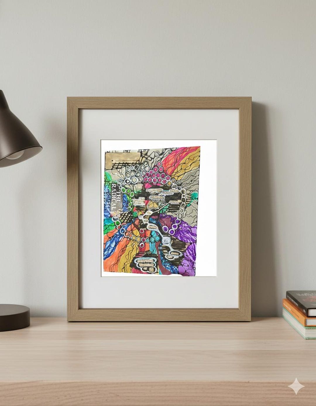 Original Abstract Recovery Art - Narnia Inspired Found Poetry Decor - Etsy