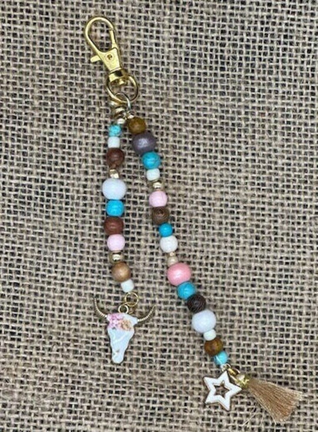 Boho Keychains, Boho Accessories, Country Keychains, Turquoise ...
