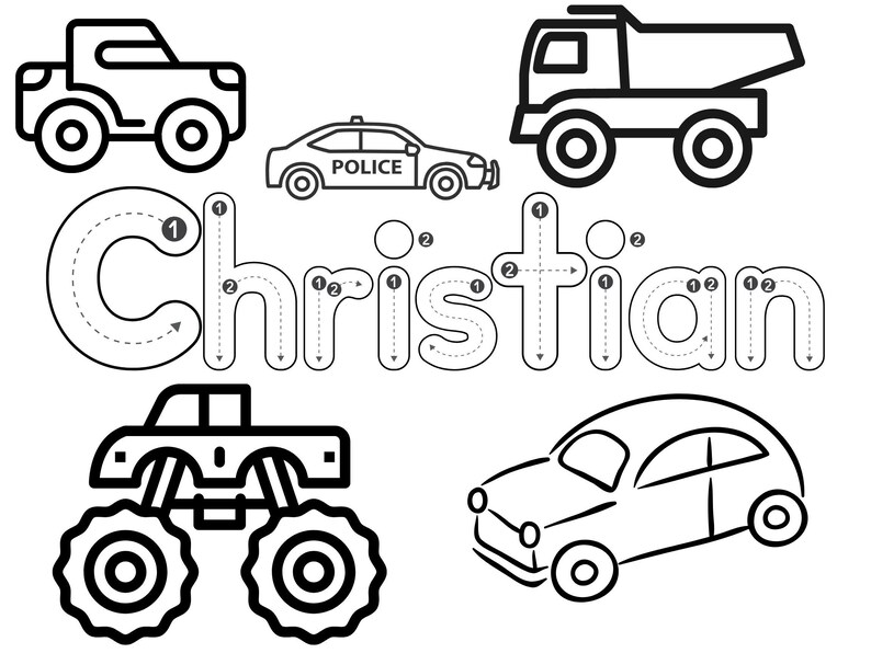 Custom Name Tracing Page - Etsy