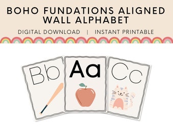 Alphabet Nature Posters Phonetic A-Z Signs Rustic Woodland - Etsy