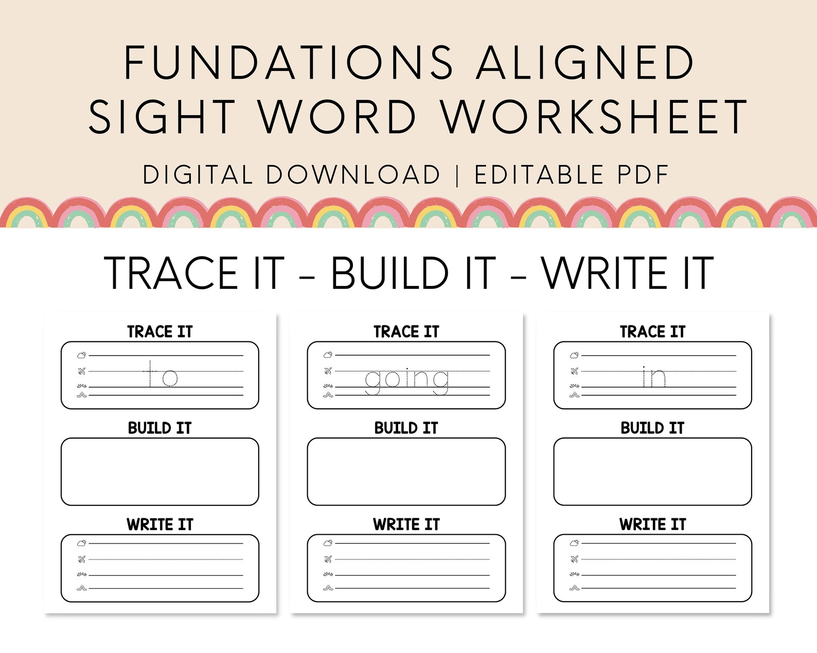 Sight Word Worksheet, Heart Word Activity, Writing Centers, Site Word ...