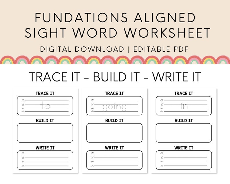 Sight Word Worksheet, Heart Word Activity, Writing Centers, Site Word ...