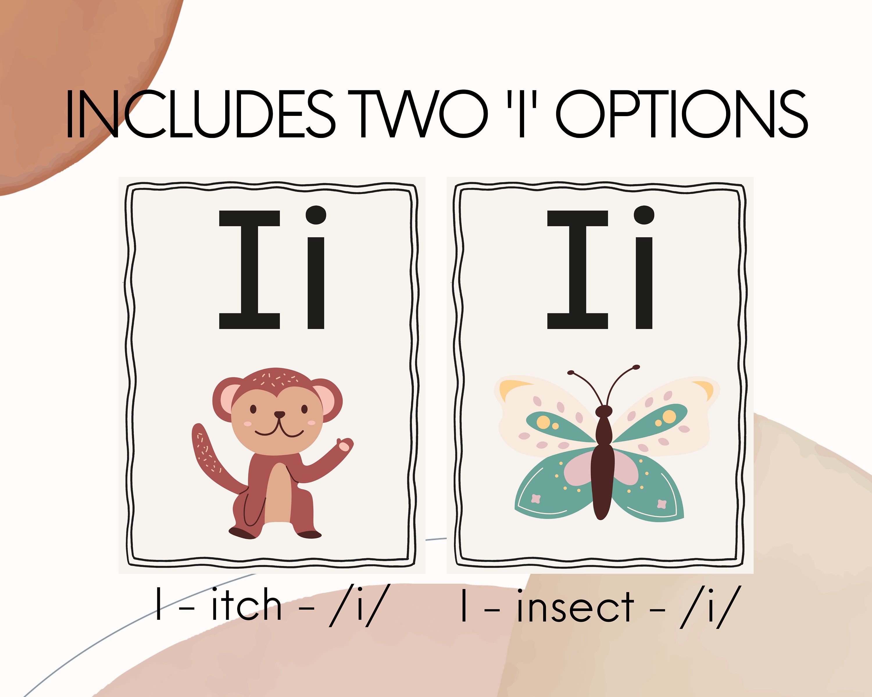 Boho Fundations Aligned Wall Alphabet, Digital Download, Instant Print ...