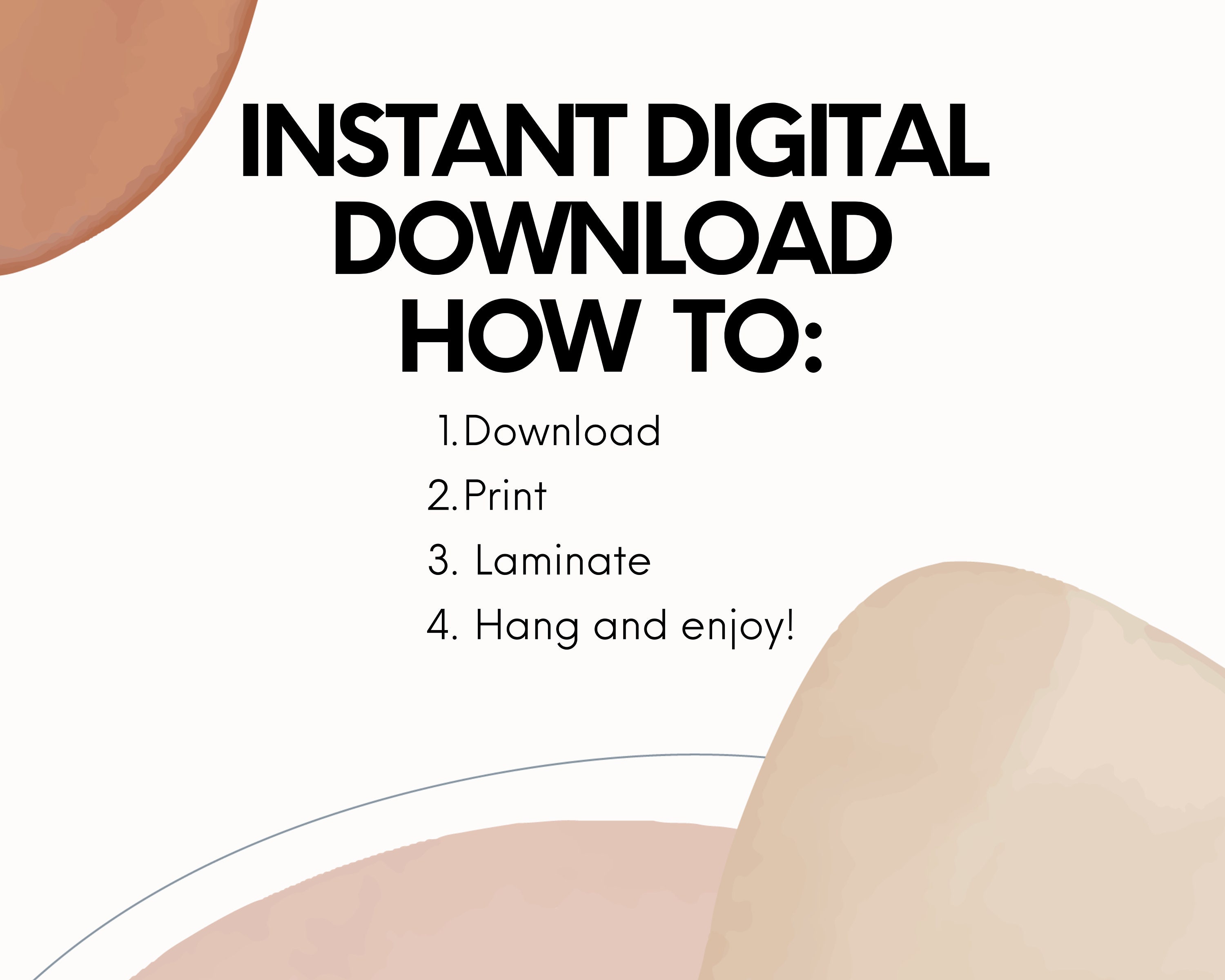 Boho Fundations Aligned Wall Alphabet, Digital Download, Instant Print ...