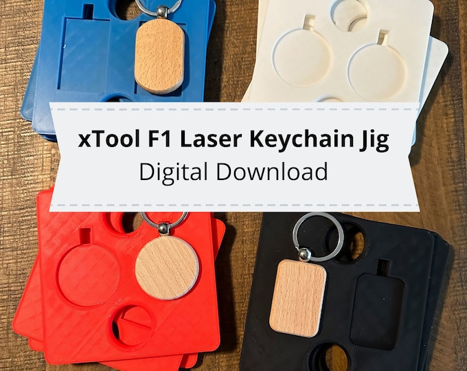 Keychain Jig Digital Download, Xtool F1 Laser Jig STL File, 3D Printed ...