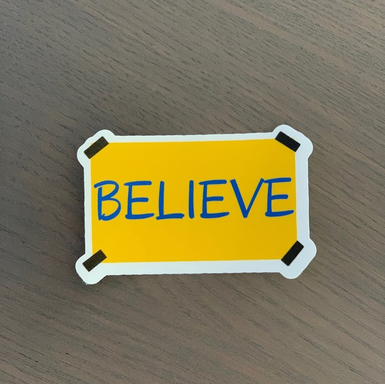 Believe Sticker Set / Laptop Decals / Hydroflask / Die Cut / - Etsy