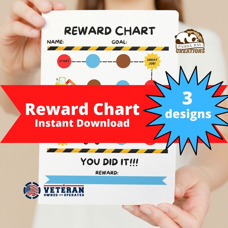 Construction Reward Chart / Truck Reward Chart / Printable - Etsy