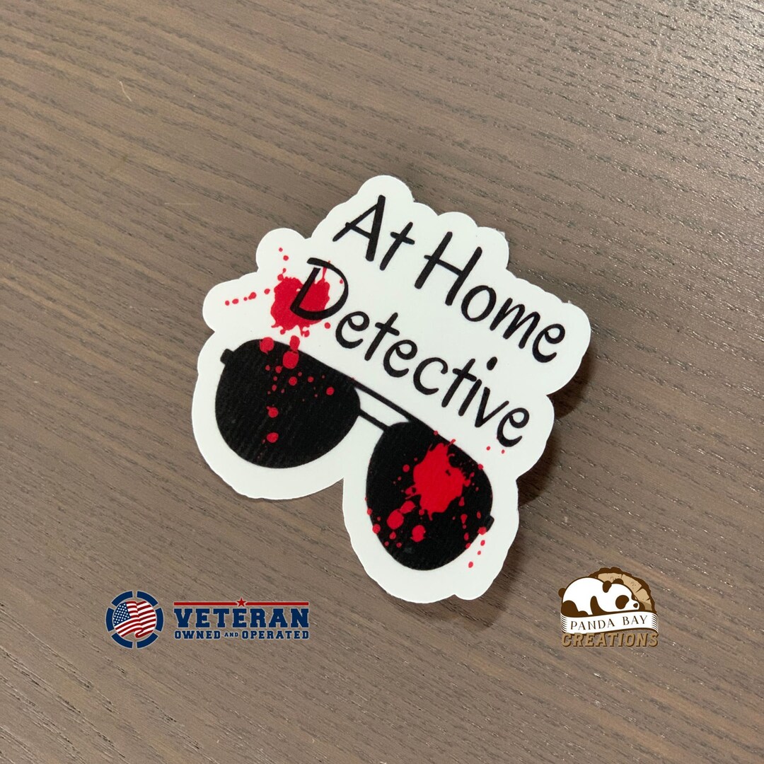 True Crime Sticker / Laptop Decals / Hydroflask / Waterproof / Water ...