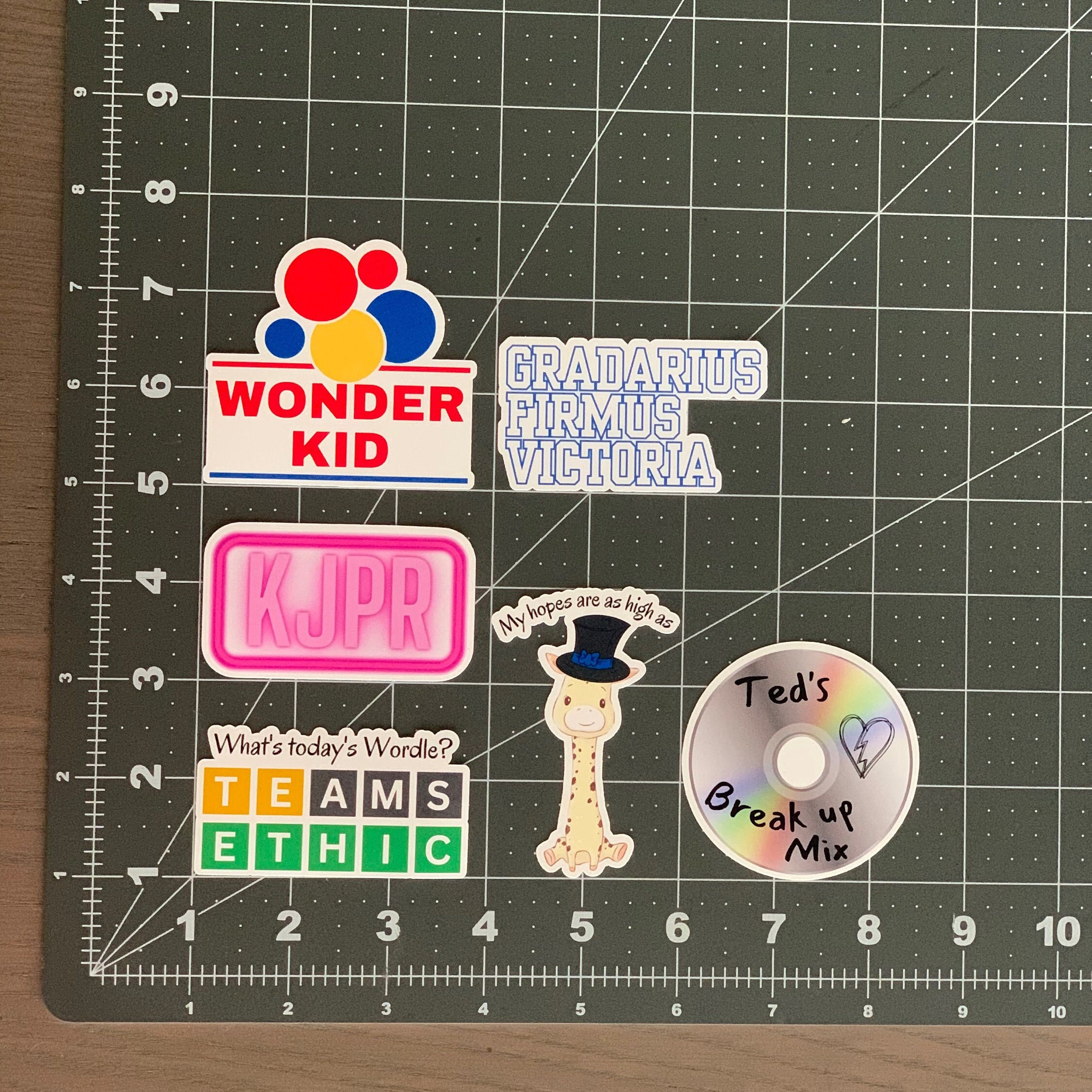 Wonder Kid Sticker Set / Laptop Decals / Hydroflask / Die Cut - Etsy