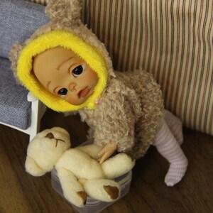 OOAK BJD Baby Doll 5inch, Ob11, Obitsu 1/12~mini BJD~ 5"~by Icukla~#2 ...