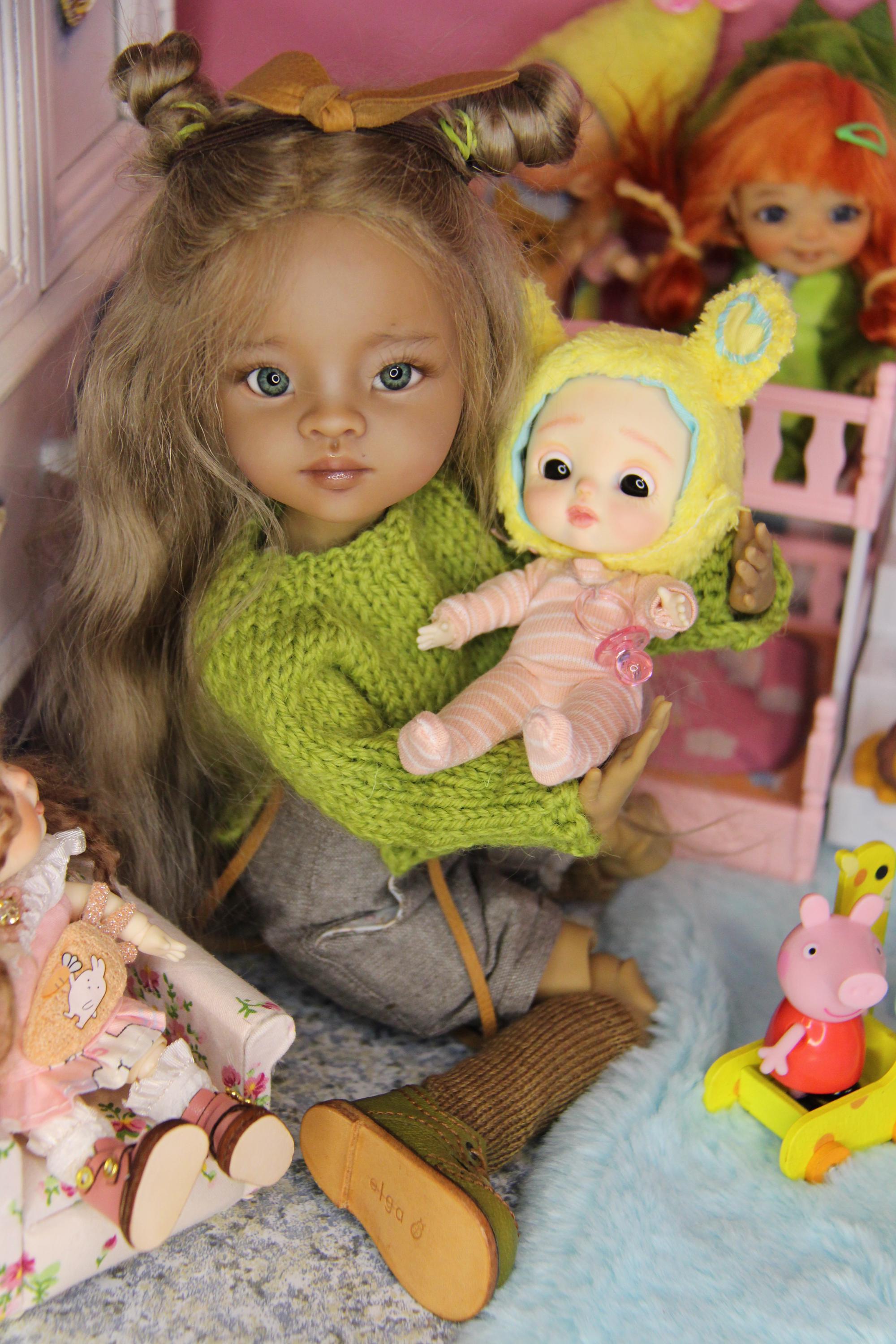 OOAK BJD Baby Doll 5"~obitsu11~ob11~friend for Paola Reina Dolls~by ...