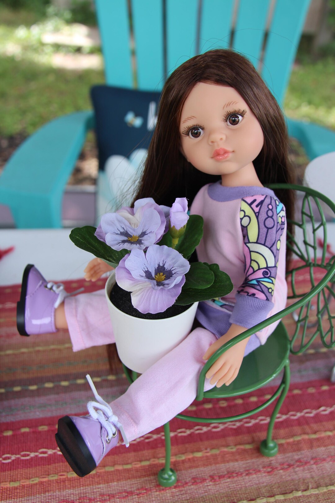 Paola Reina Carla Lilac Outfit Doll 13"/32cm With Vanilla Scent - P3 - Etsy