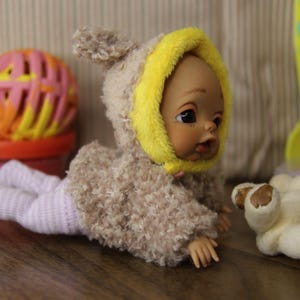 OOAK BJD Baby Doll 5inch, Ob11, Obitsu 1/12~mini BJD~ 5"~by Icukla~#2 ...
