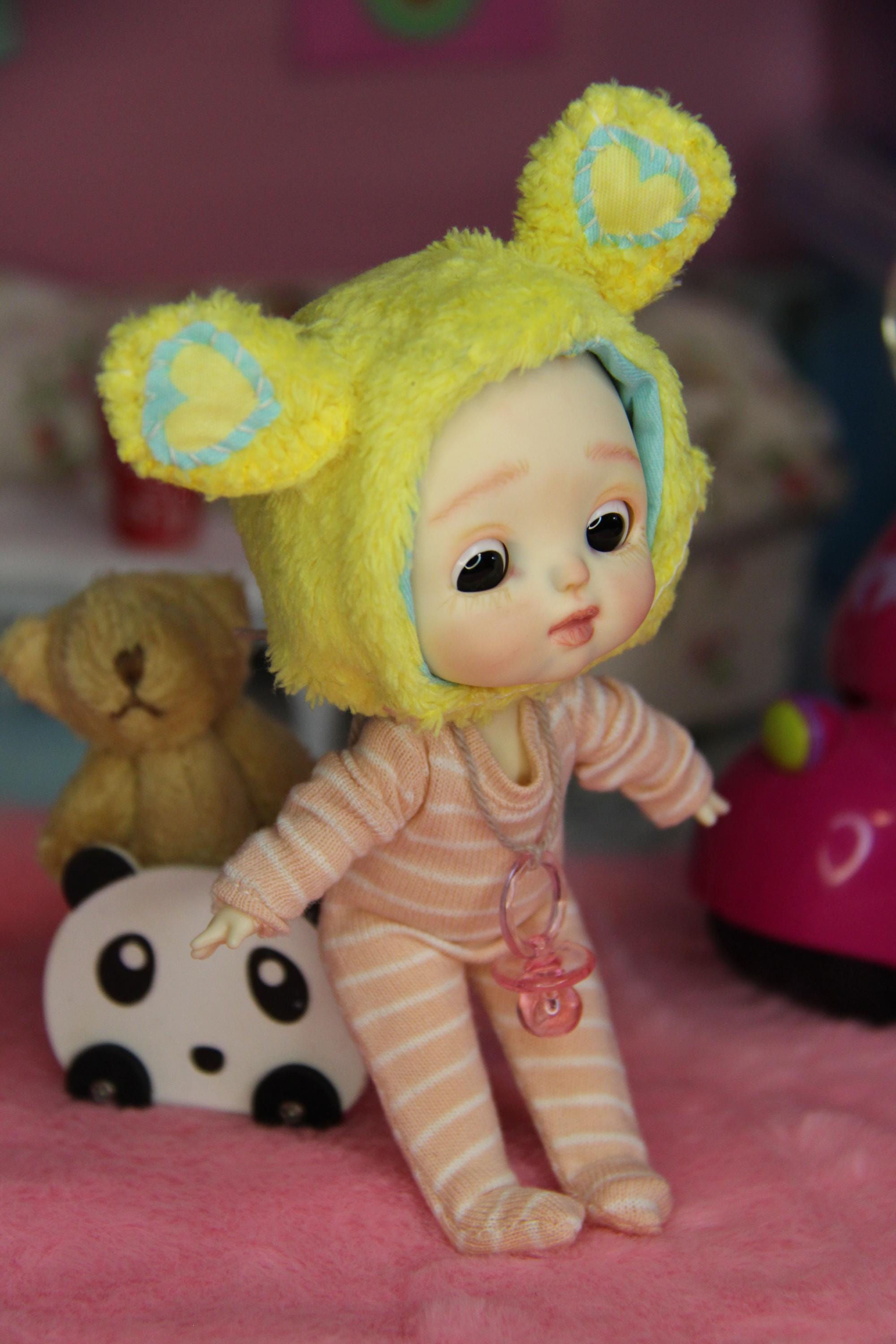 OOAK BJD Baby Doll 5"~obitsu11~ob11~friend for Paola Reina Dolls~by ...