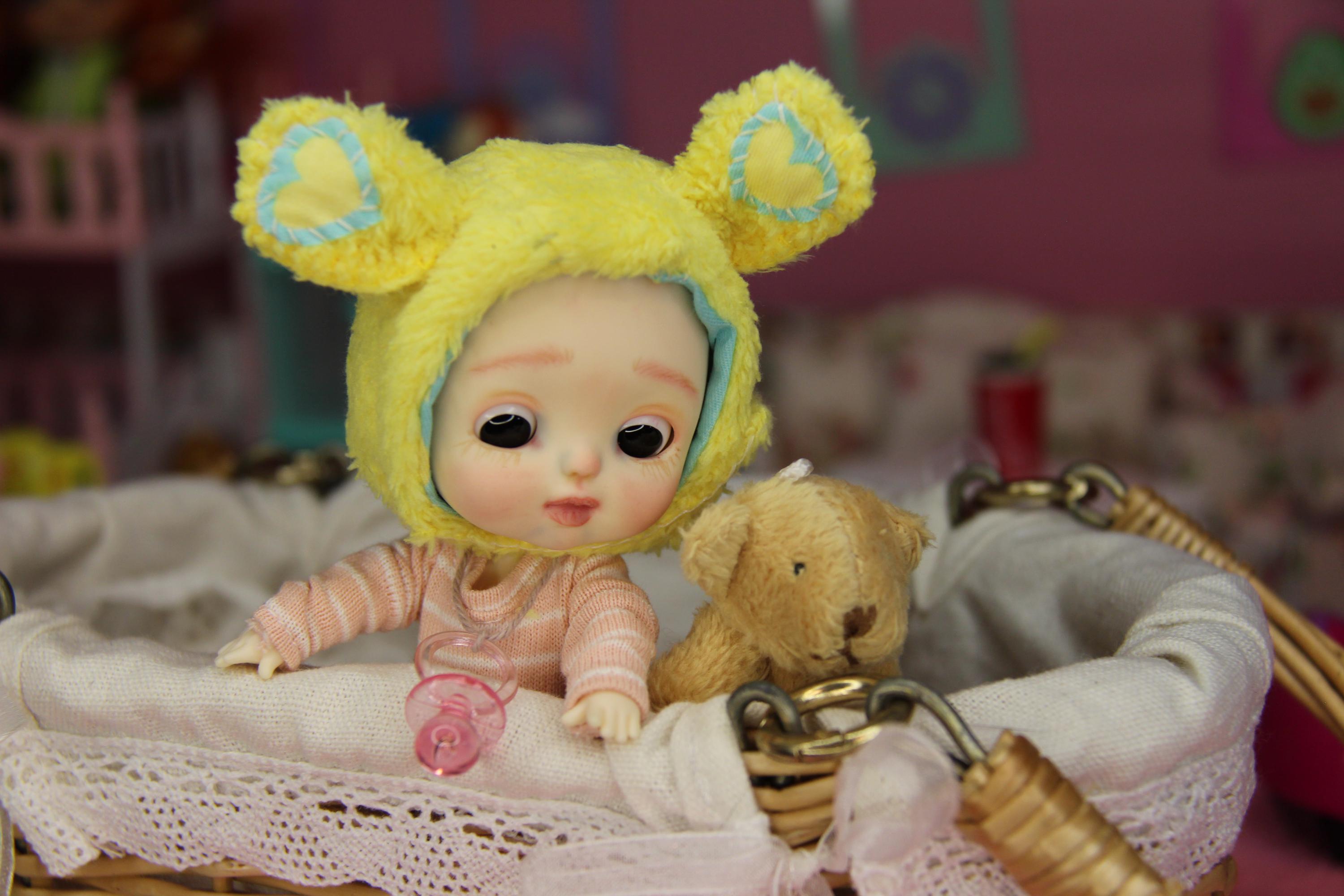 OOAK BJD Baby Doll 5"~obitsu11~ob11~friend for Paola Reina Dolls~by ...
