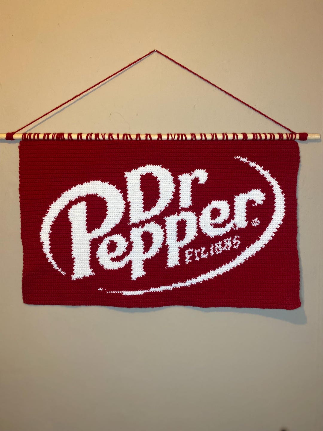 Dr Pepper Crochet Tapestry Downloadable Pattern - Etsy