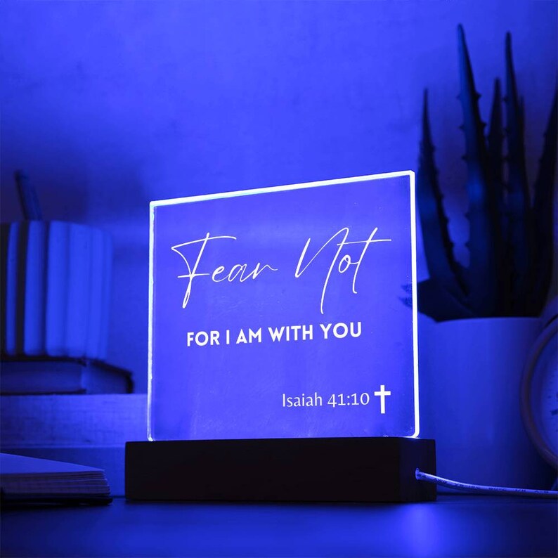 Christian Gift, Bible Verse LED Light night Light Favorite Bible Verse ...