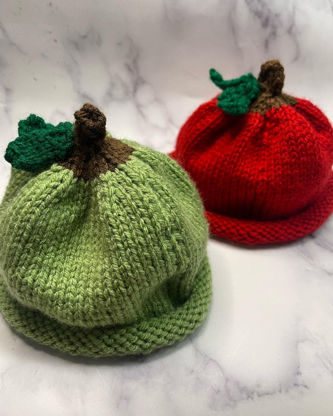 Knitted Apple Hats - Etsy